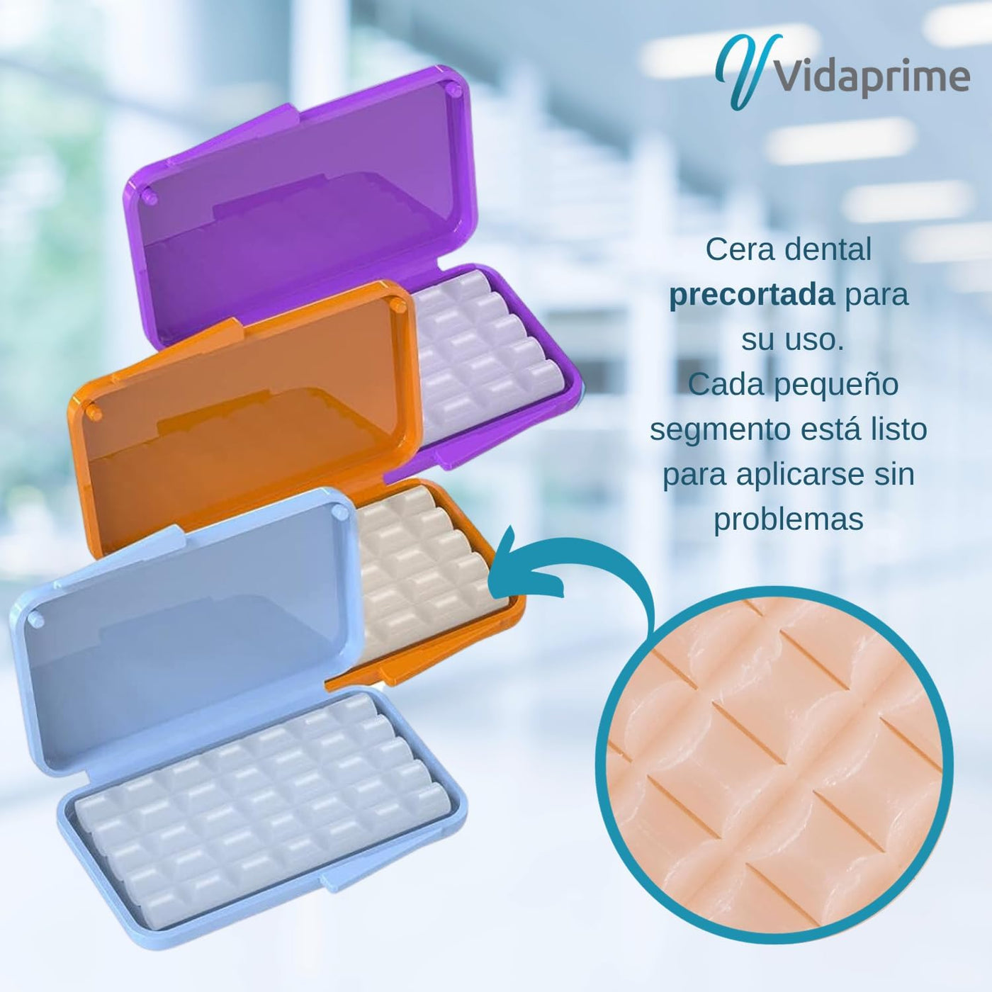 Cera Dental para Brackets Ortodoncia | Pack 10 Estuches — OrtoPrime