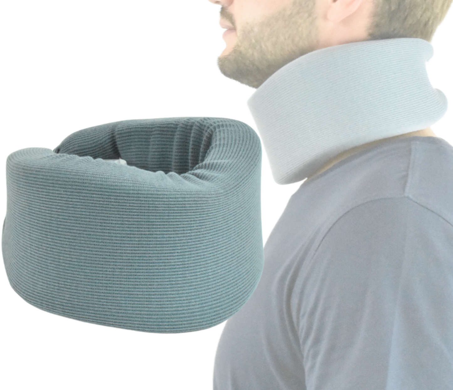 Collarín Cervical Blando Ergonómico con Bandas Ajustables — OrtoPrime