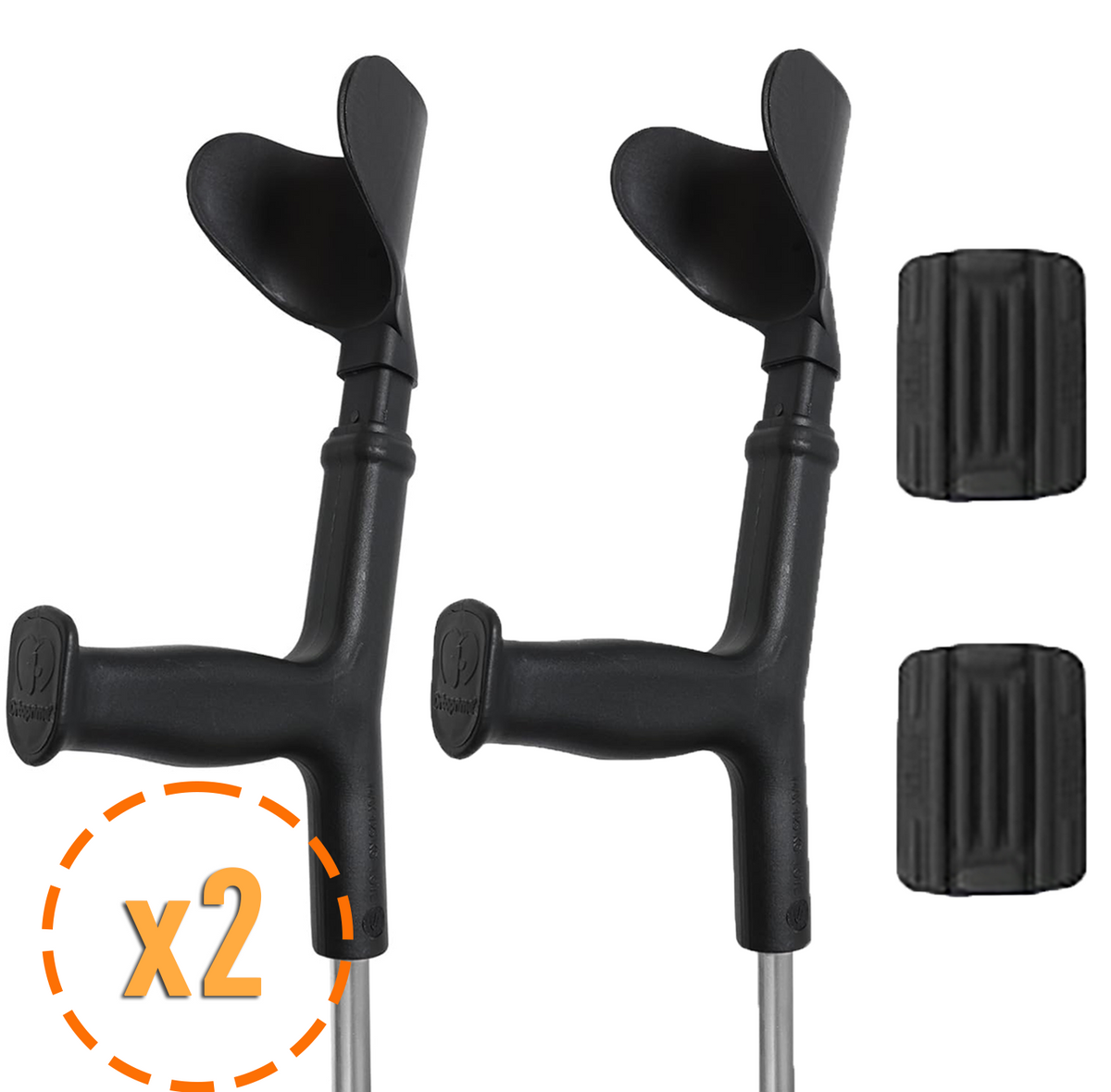 Muletas Regulables + Almohadillas MÁXIMO ACOLCHADO — OrtoPrime