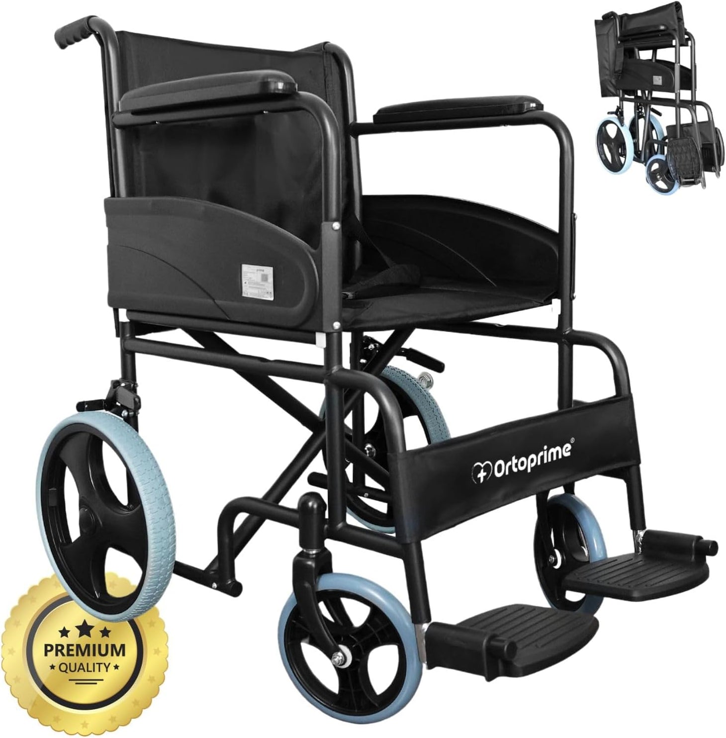 Silla de Ruedas Plegable Ligera Ortopédica — OrtoPrime