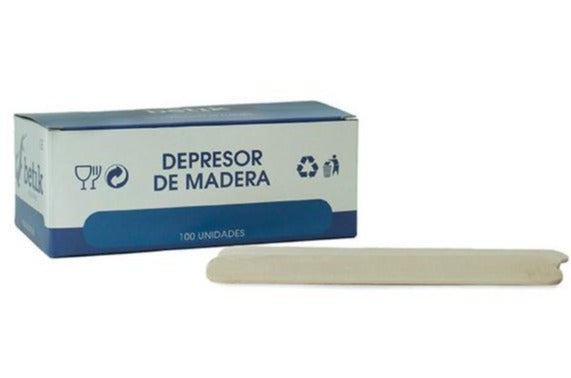 Depresor Lingual de Madera | Con Extremos Redondeados — OrtoPrime