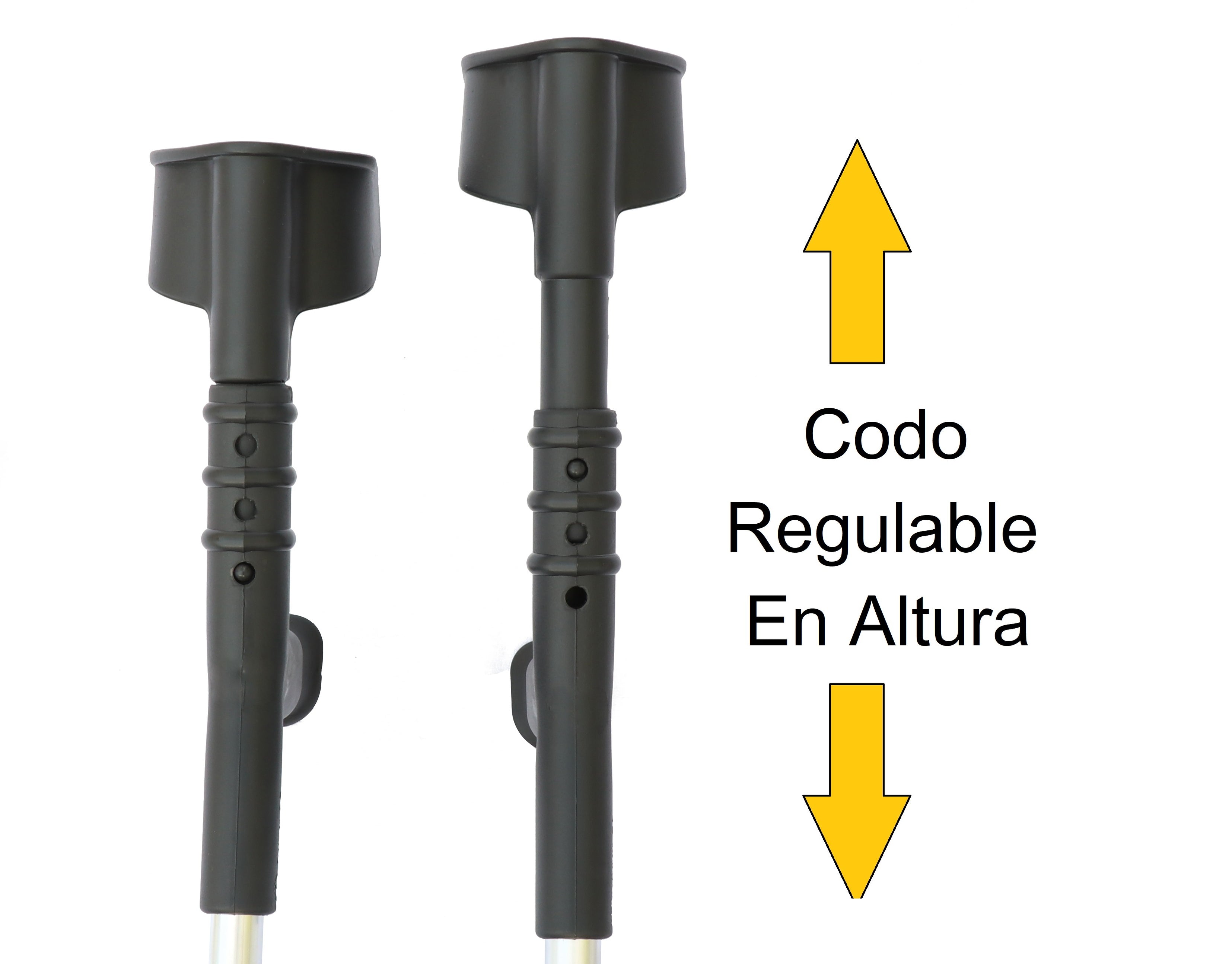 Muletas Adulto Regulables + Contera Ancha ¡OFERTA¡ — OrtoPrime