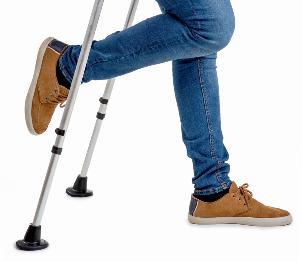Muletas Adulto Regulables + Contera Ancha ¡OFERTA¡ — OrtoPrime