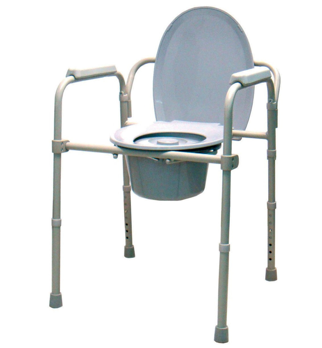 Silla WC Inodoro Portátil Plegable | Asistencia Sanitaria Domiciliar ...