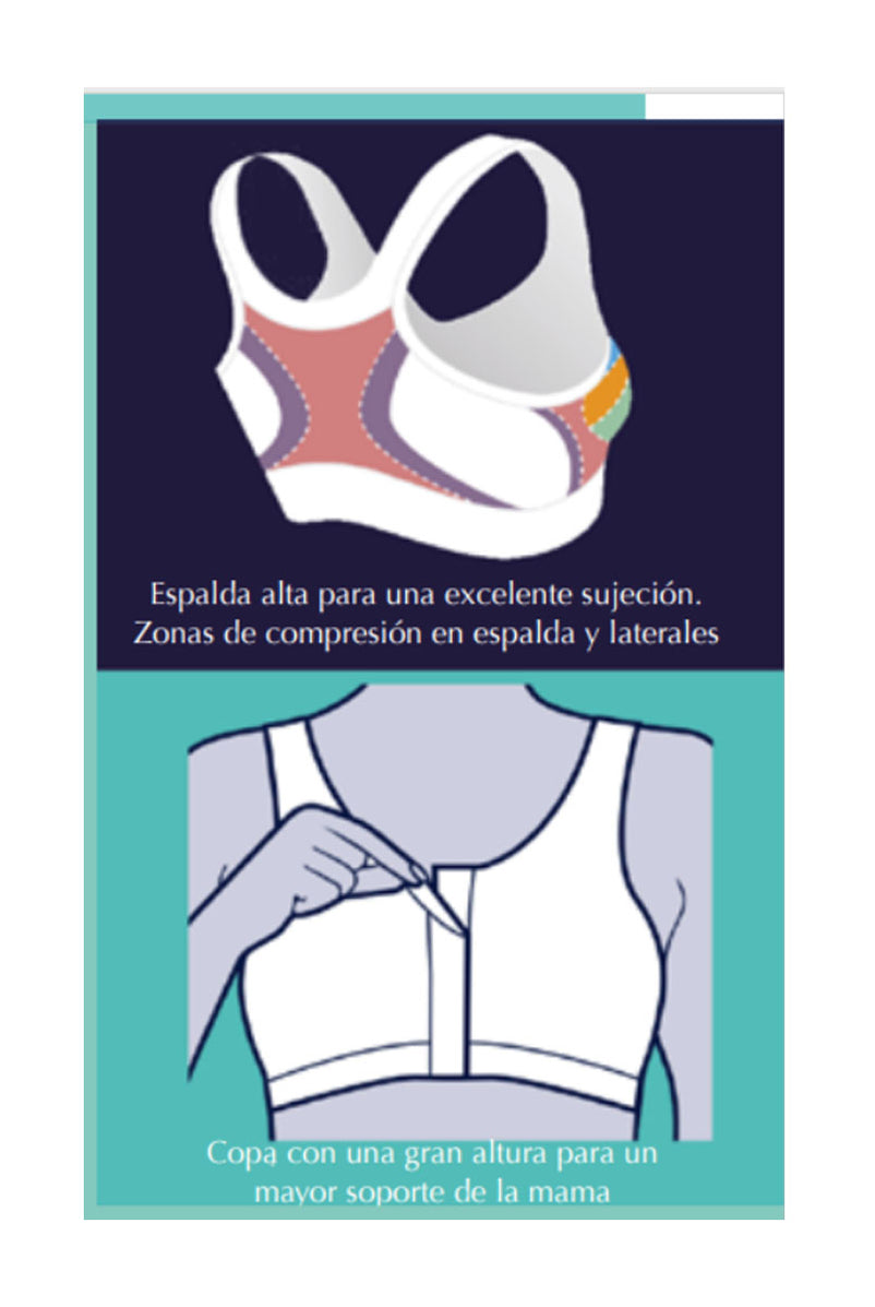 Sujetador Postoperatorio Sin Costuras - Compresión Media — OrtoPrime